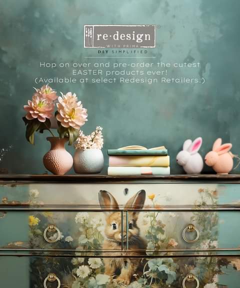 NEW*** Easter Redesign with Prima LIMITED EDITION – Vintage blue furniture