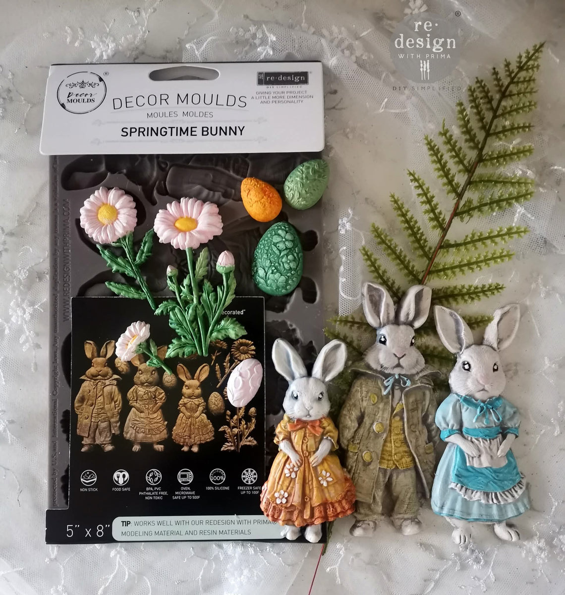 *New* Redesign with Prima mould Springtime Bunny (Limited Edition ...
